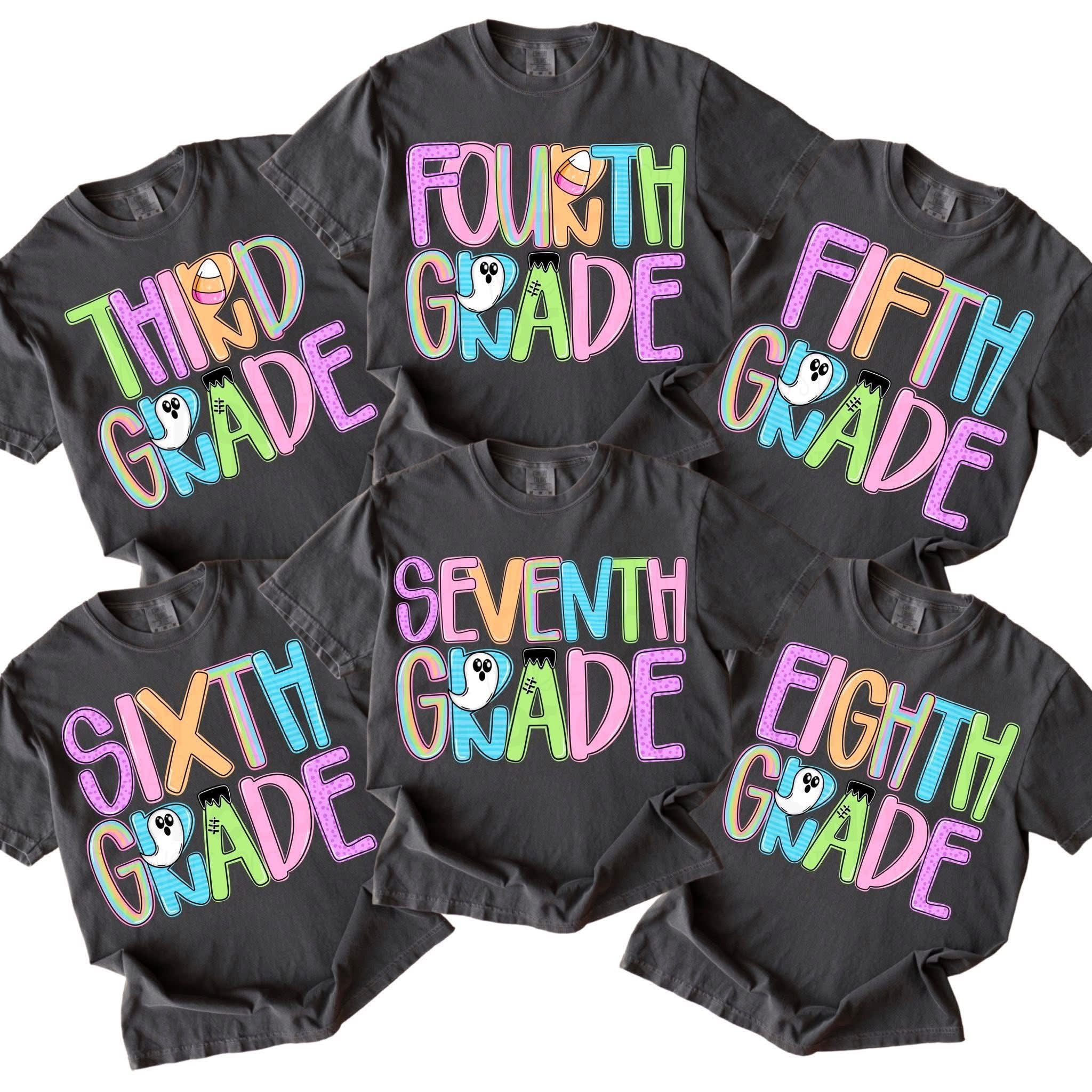 Halloween grade level shirts – DGS Design